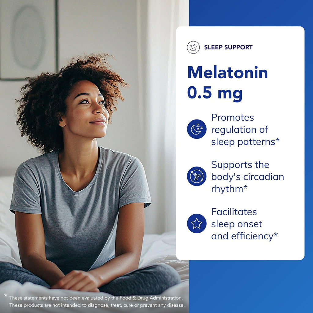 0.5 mg melatonin for better sleep