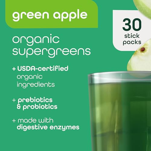 0 sugar organic greens for healthy living