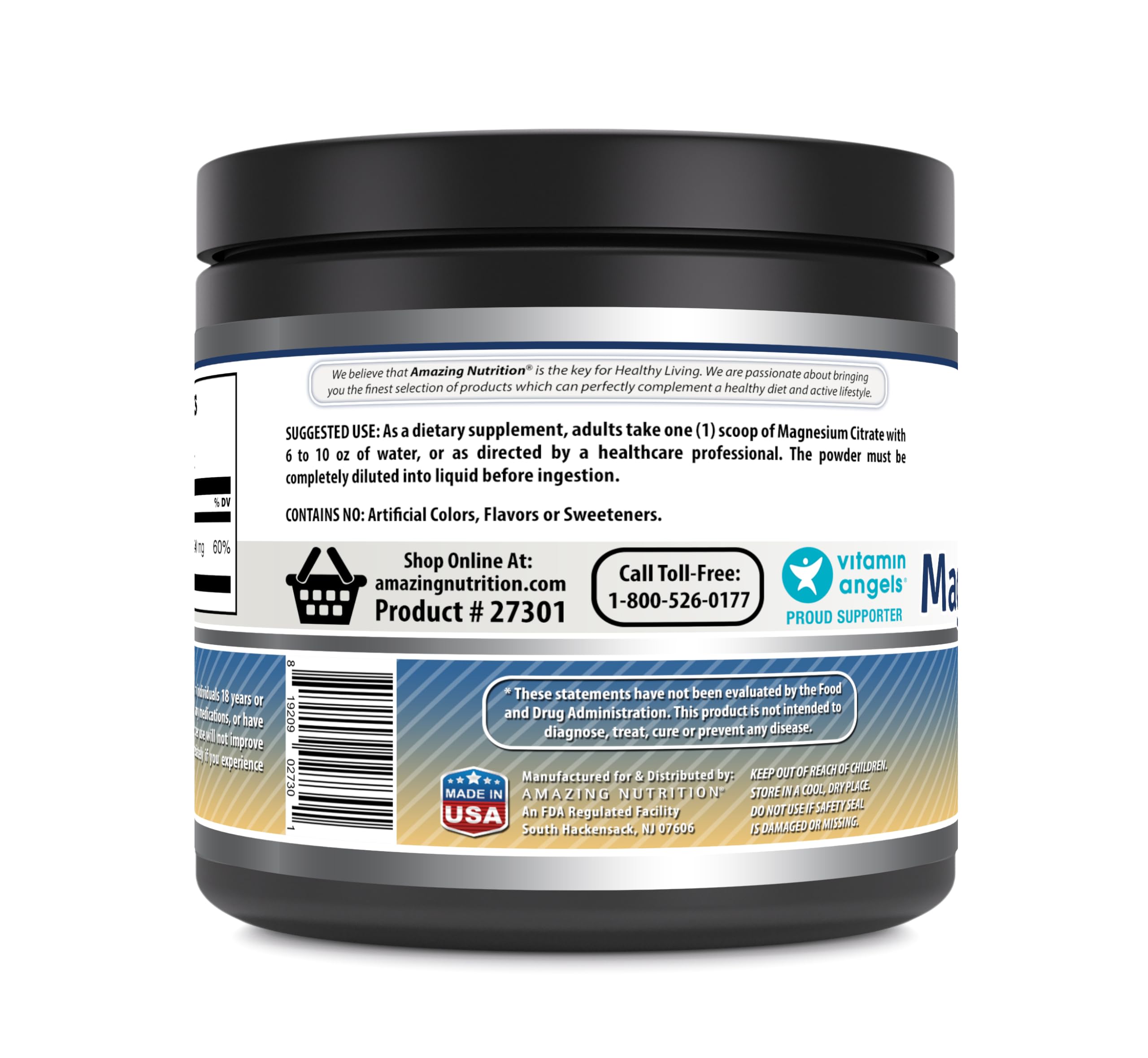 1.1 lb magnesium supplement made in Canada