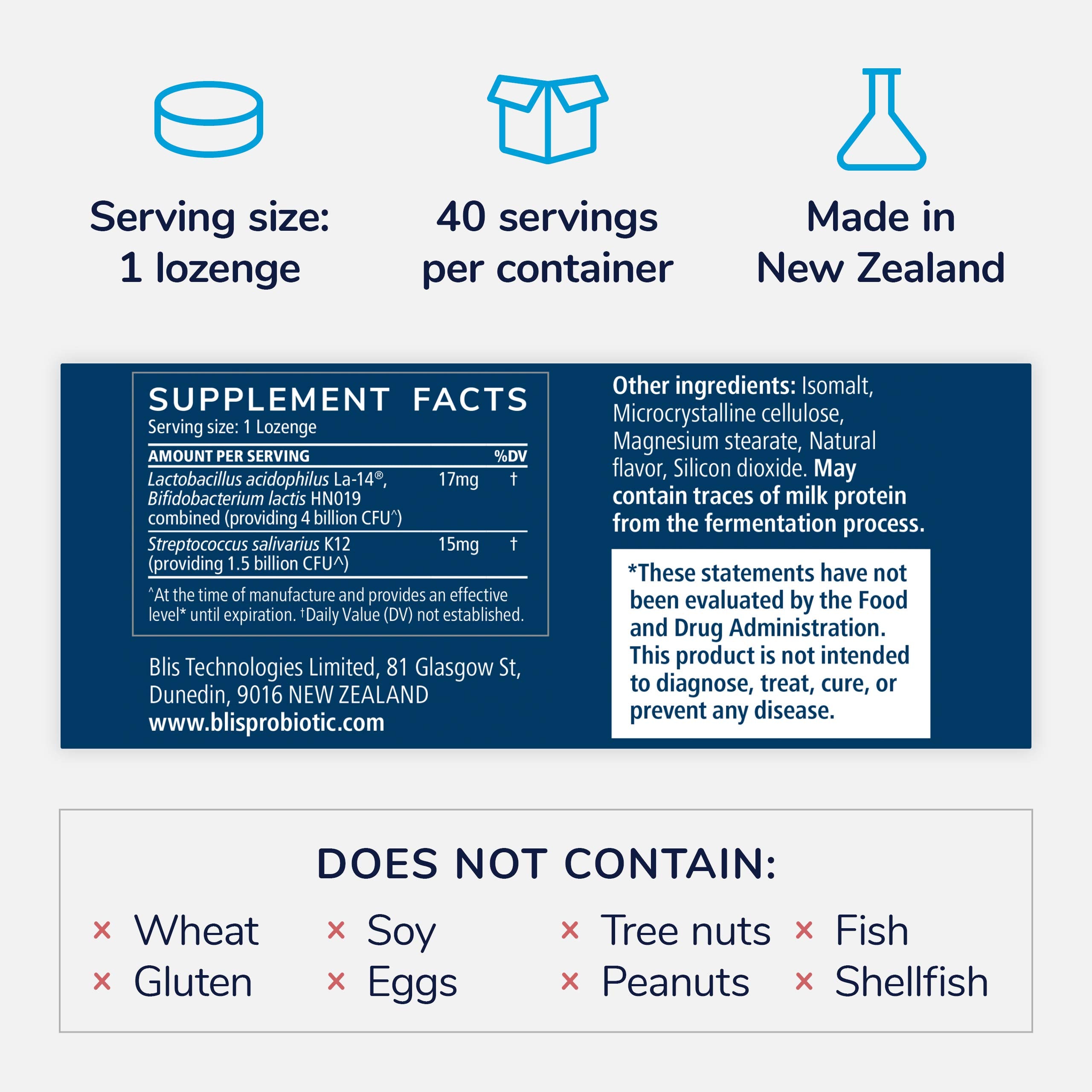 1.5 billion CFU probiotic strength