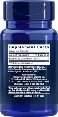 1.5 mg melatonin for better sleep