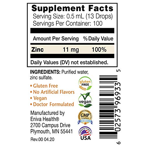 1.7 oz Eniva zinc benefits