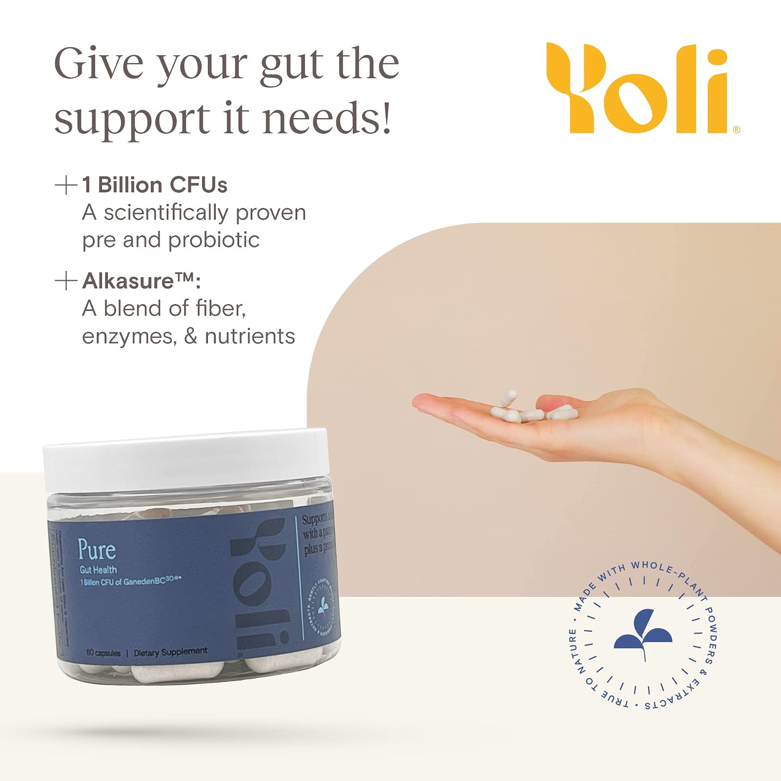 1 billion CFU probiotics capsules