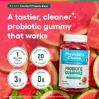 1 billion CFUs probiotic gummies for gut health