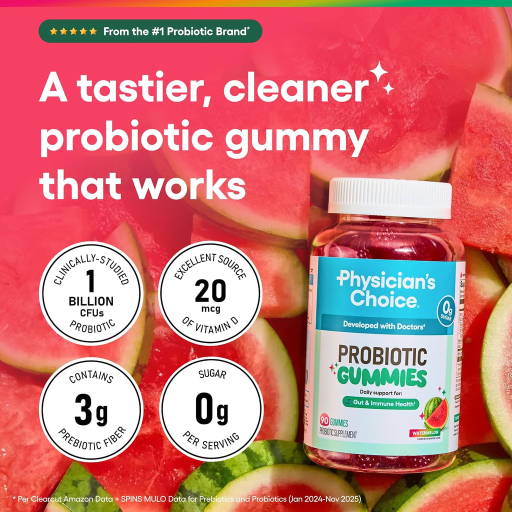 1 billion CFUs probiotic gummy benefits