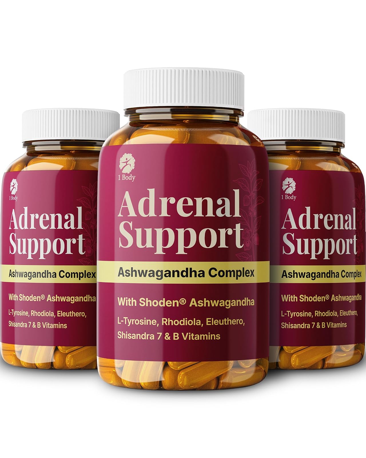 1 Body adrenal support complex for energy
