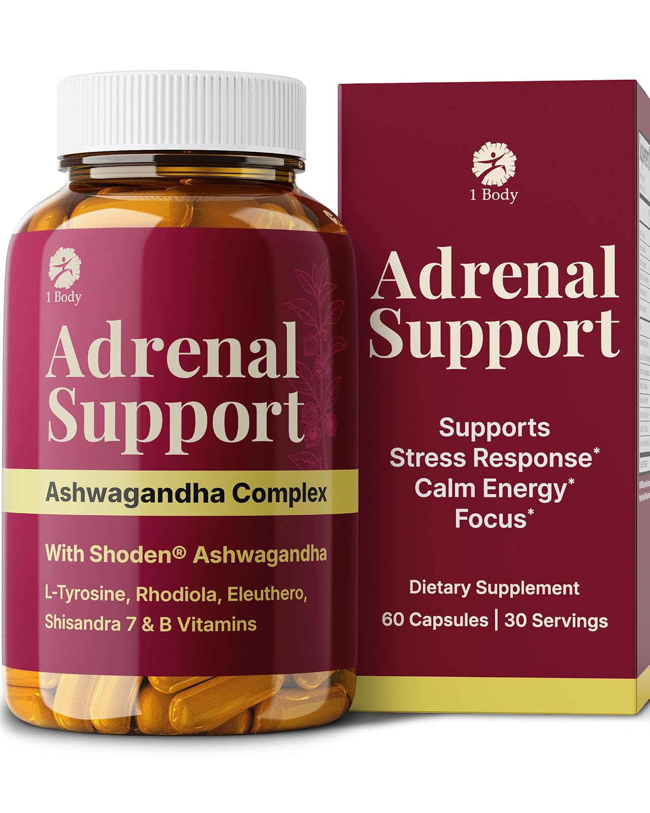 1 Body adrenal support multivitamins