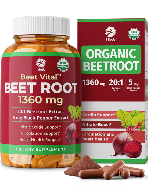 1 Body beet root capsules for energy