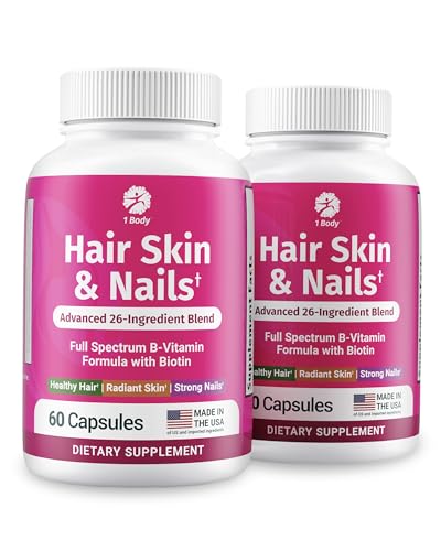 1 Body hair skin & nails capsules