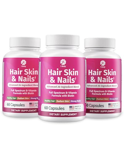 1 Body hair skin & nails supplement