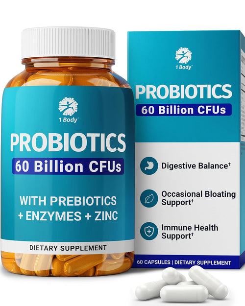 1 Body probiotic 60 billion capsules
