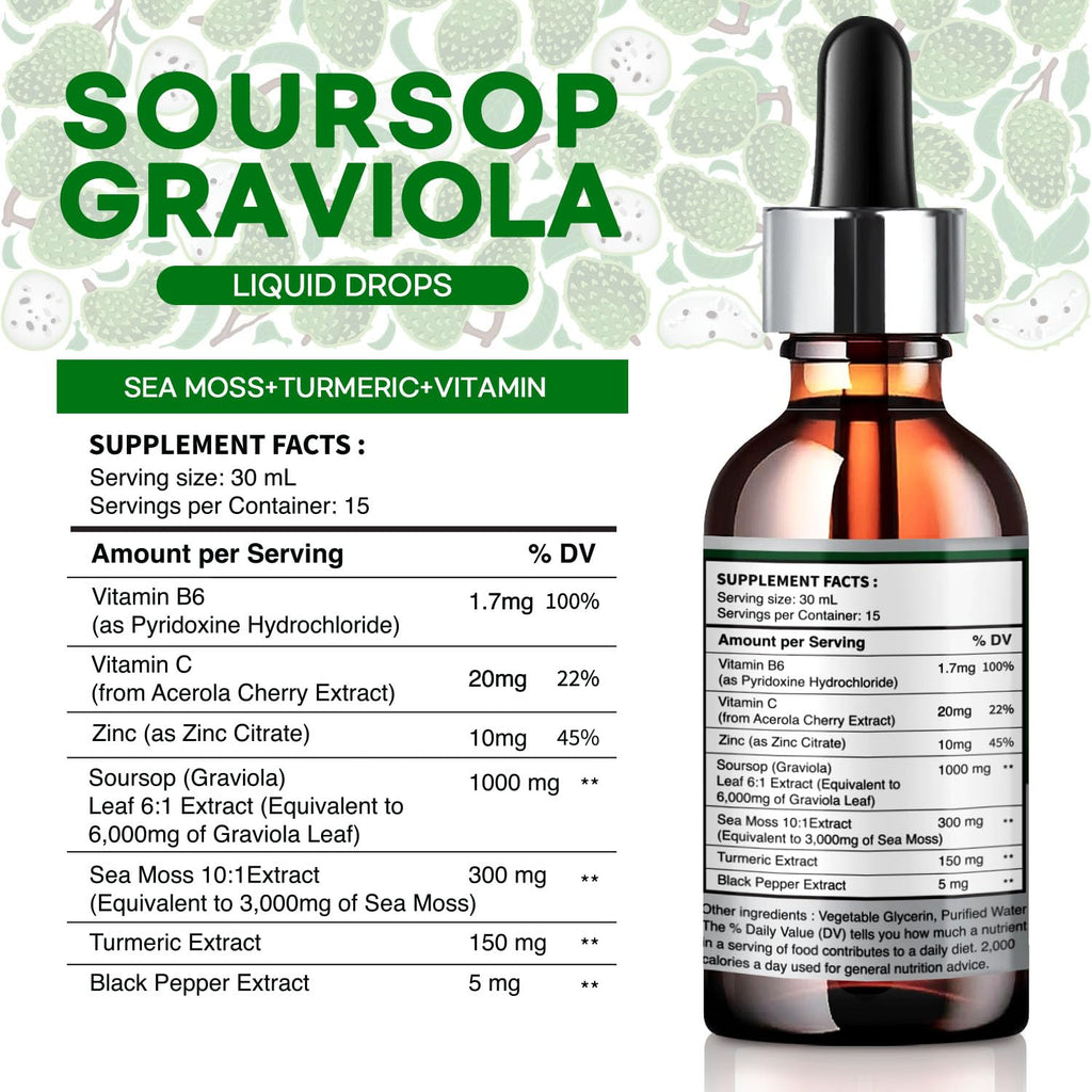 1 fl oz soursop extract bottle