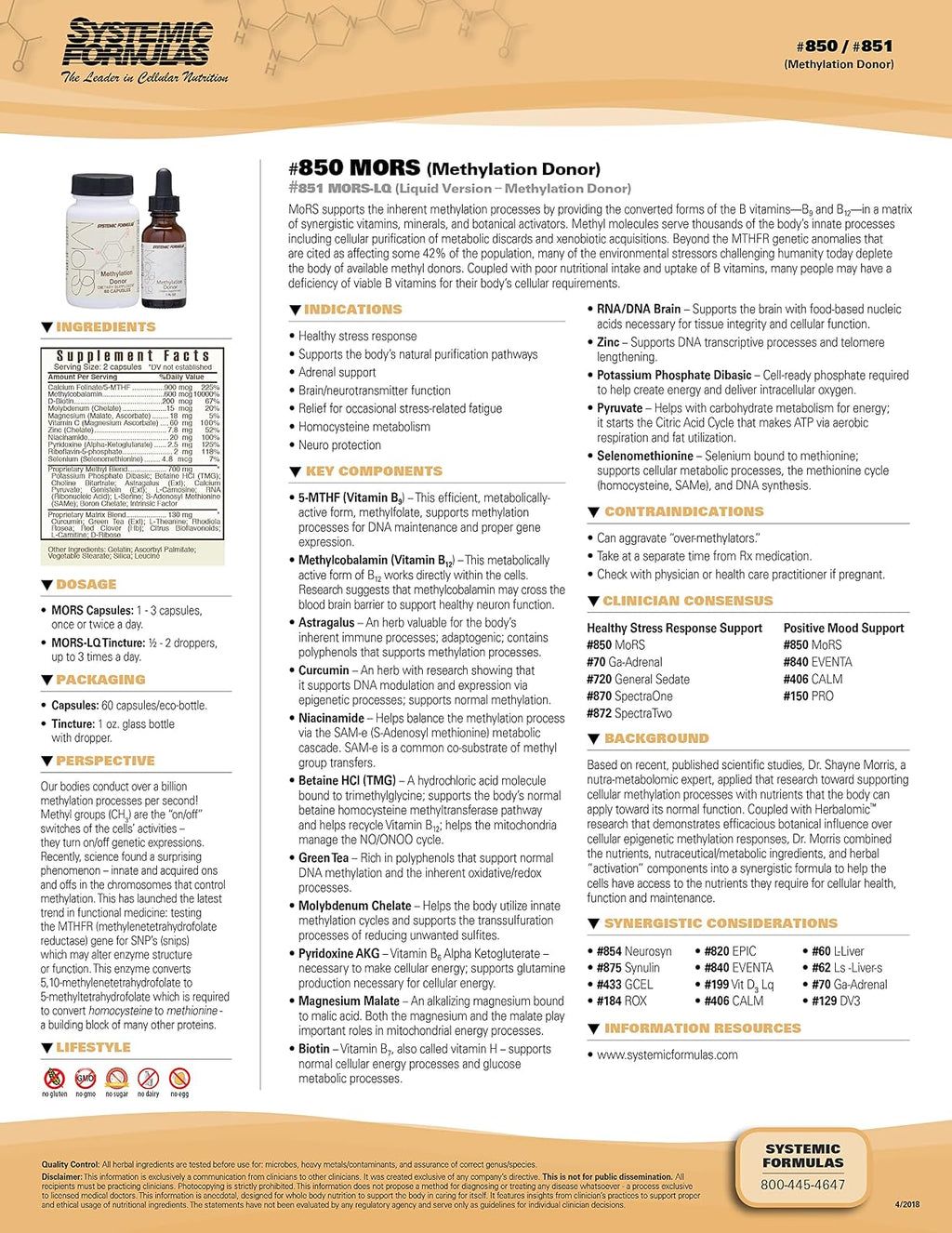 1 fl oz Systemic Formulas MORS LQ dosage