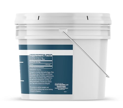 1 gallon taurine bucket for convenience