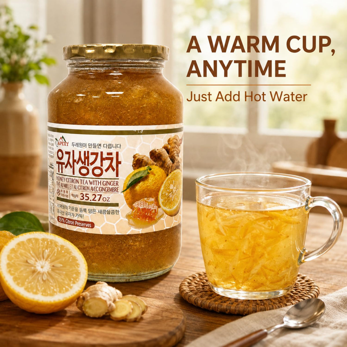 1 kg jar of honey tea