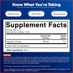 1 kg potassium chloride for health