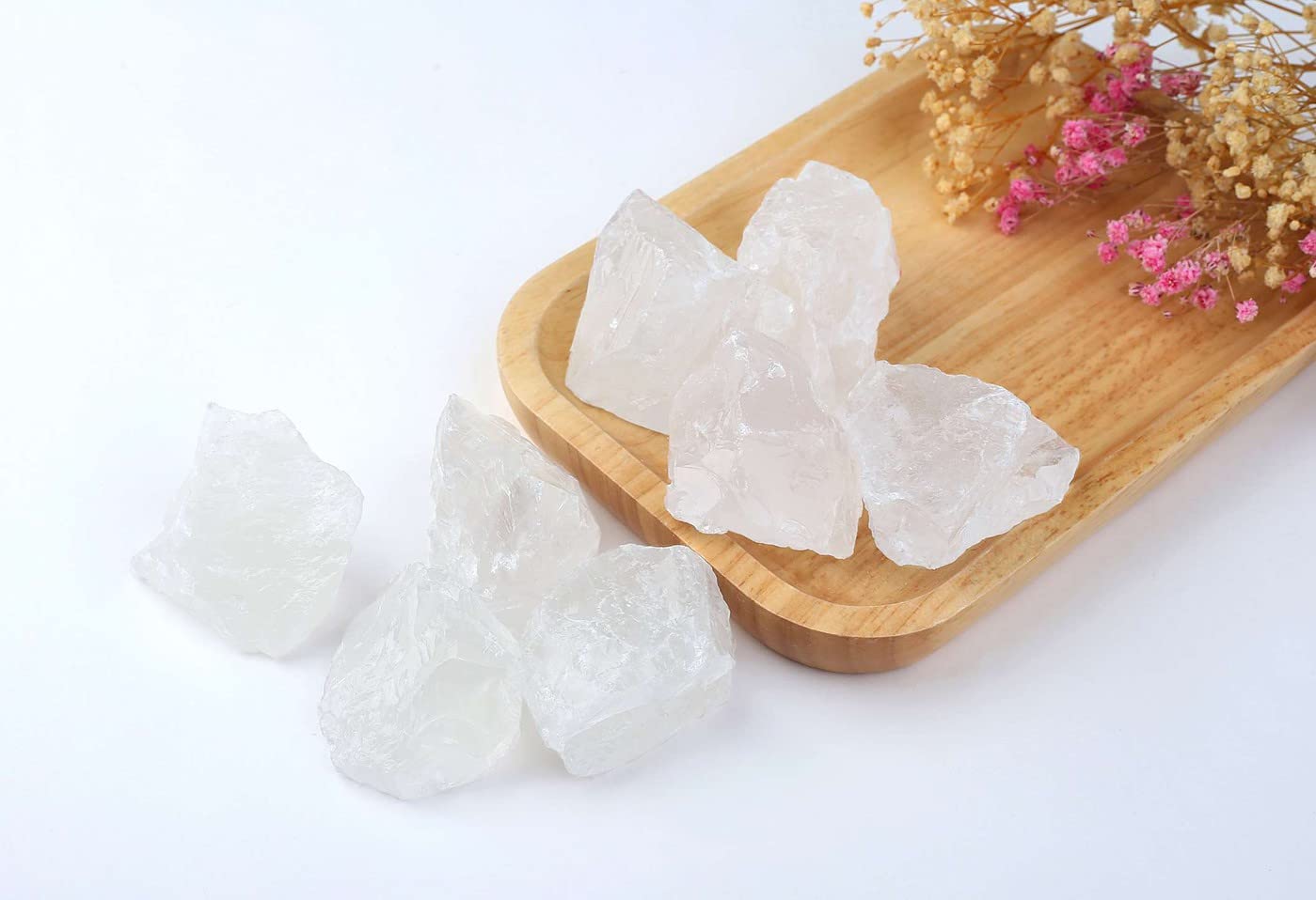 1 lb clear quartz for meditation
