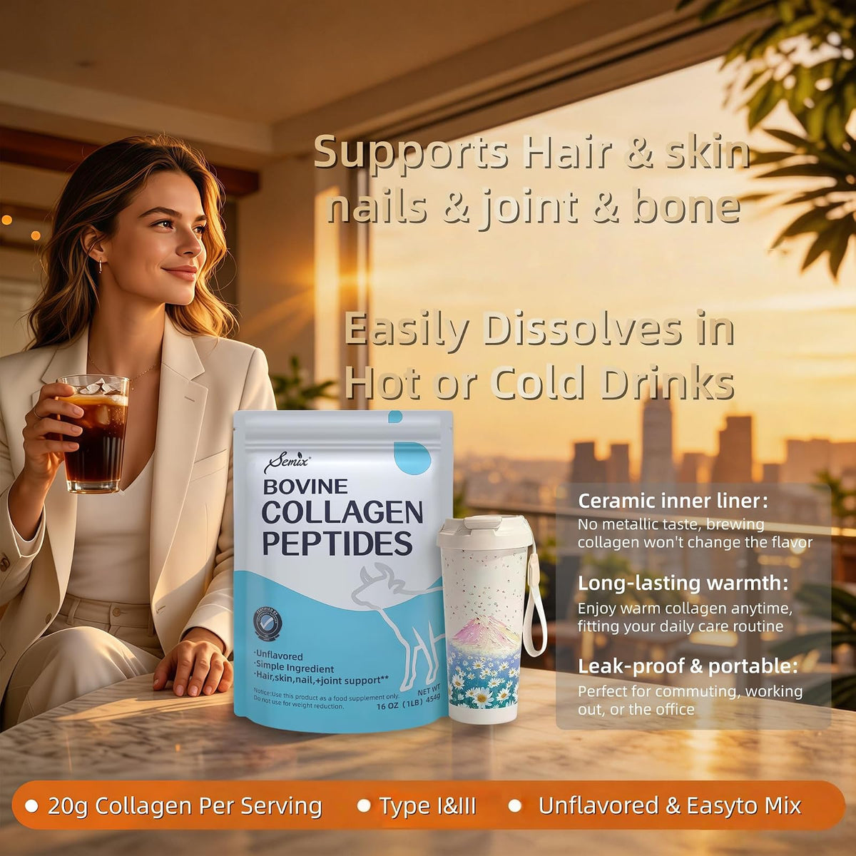 1 lb collagen peptides for skin
