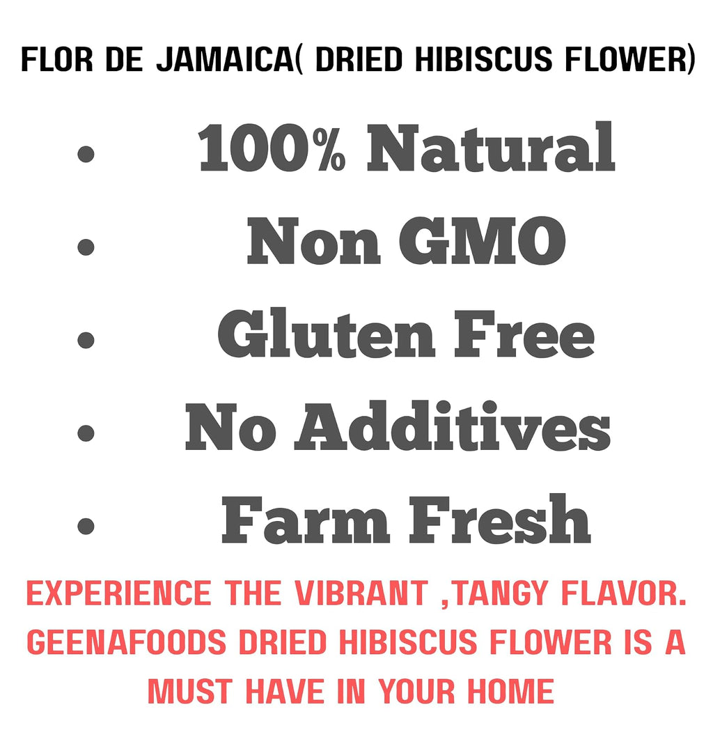 1 lb dried hibiscus flowers bulk
