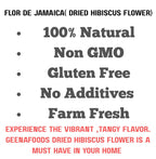 1 lb dried hibiscus flowers bulk