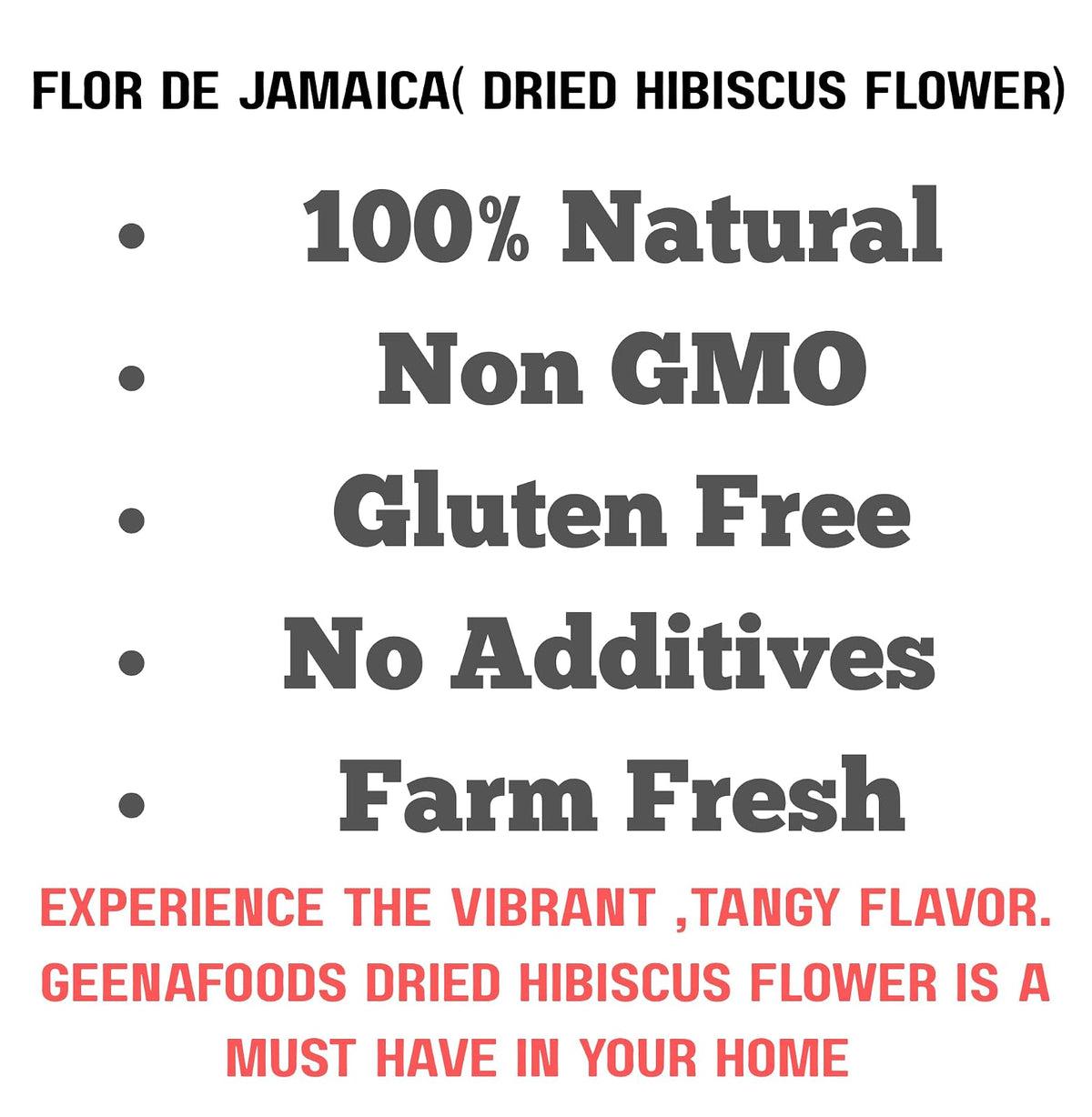 1 lb dried hibiscus flowers bulk