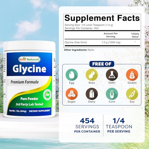 1 LB glycine powder for wellness