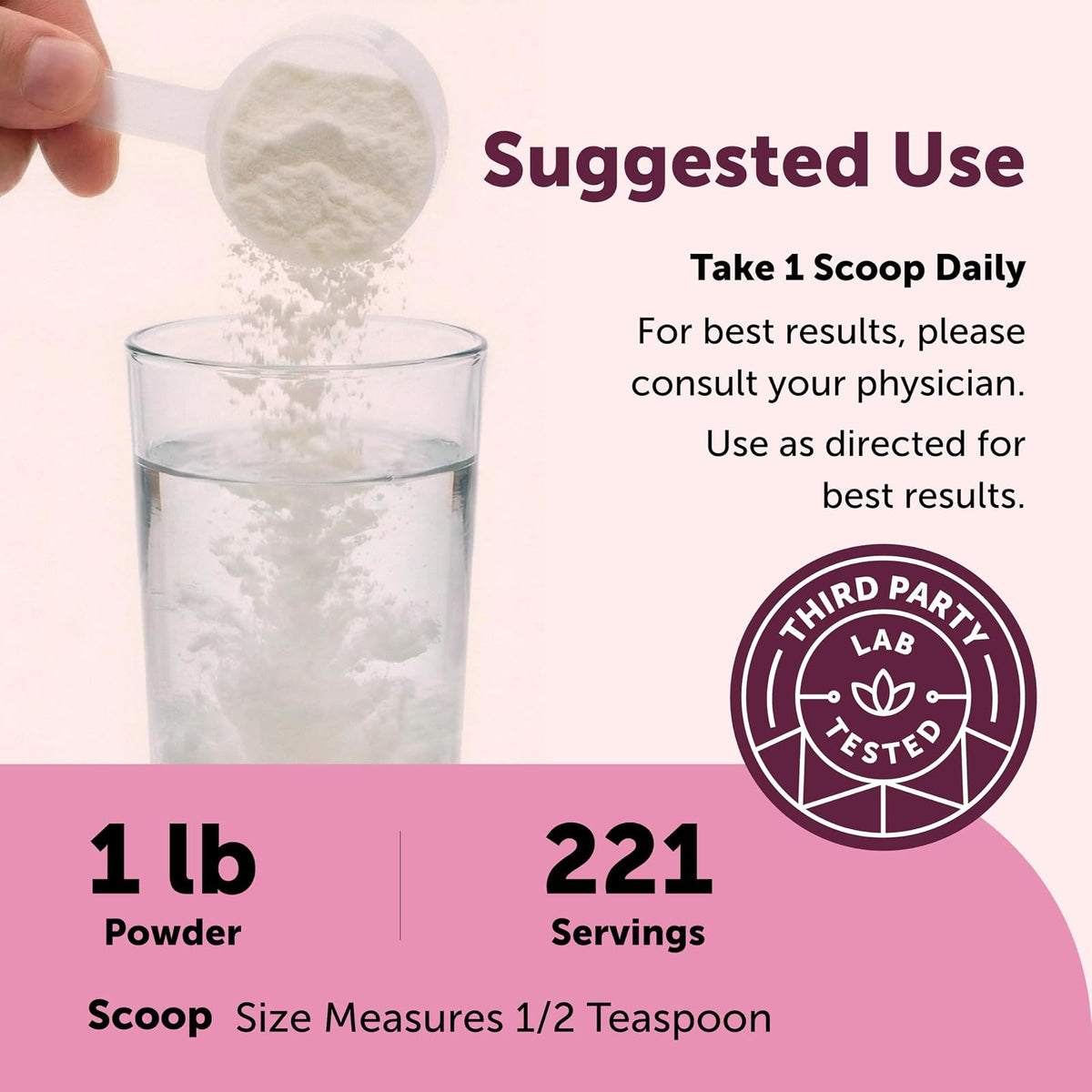 1 lb Myo-Inositol powder for daily use