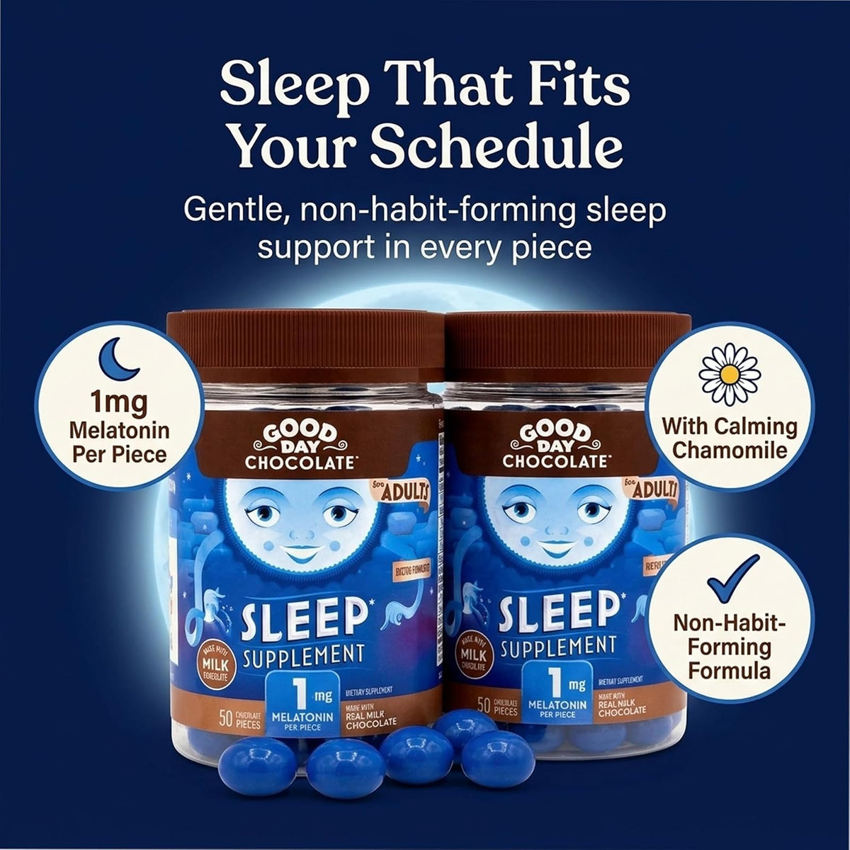 1 mg Good Day Chocolate Melatonin