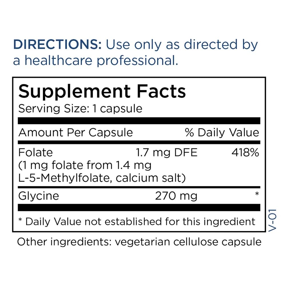 1 mg L-Methylfolate capsules for health