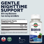 1 mg Melatonin for better sleep