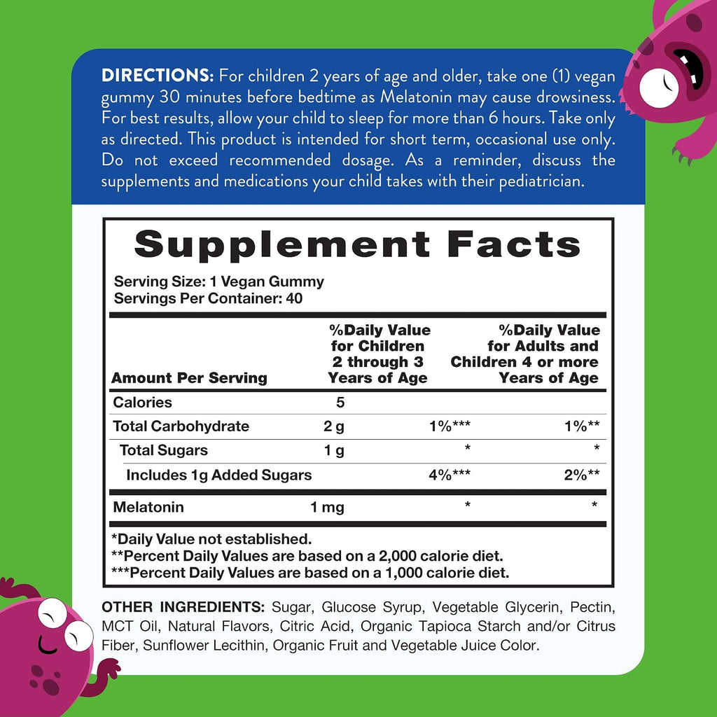 1 mg melatonin for better sleep