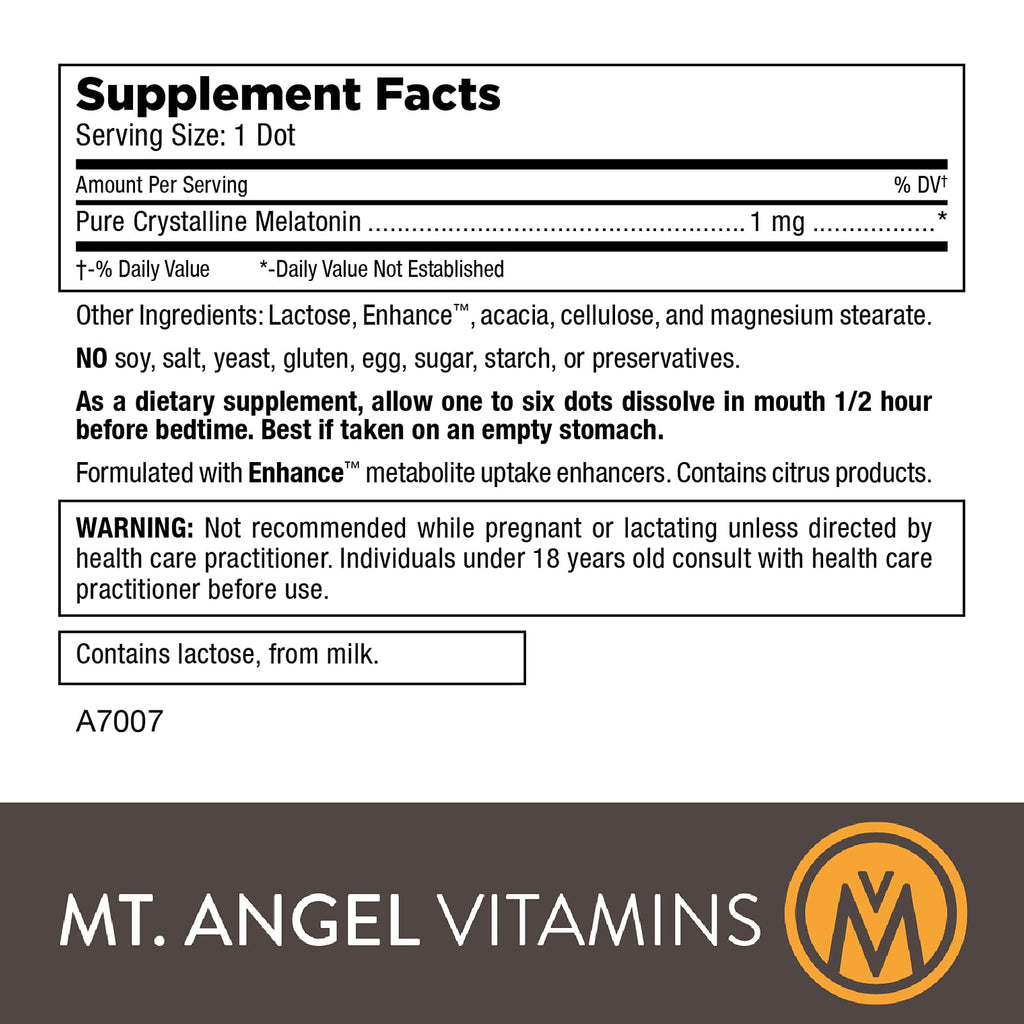 1 mg melatonin for restful nights