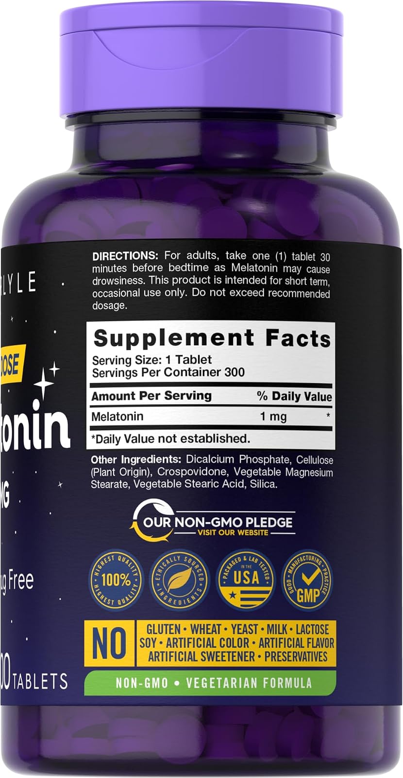 1 mg melatonin for restful nights