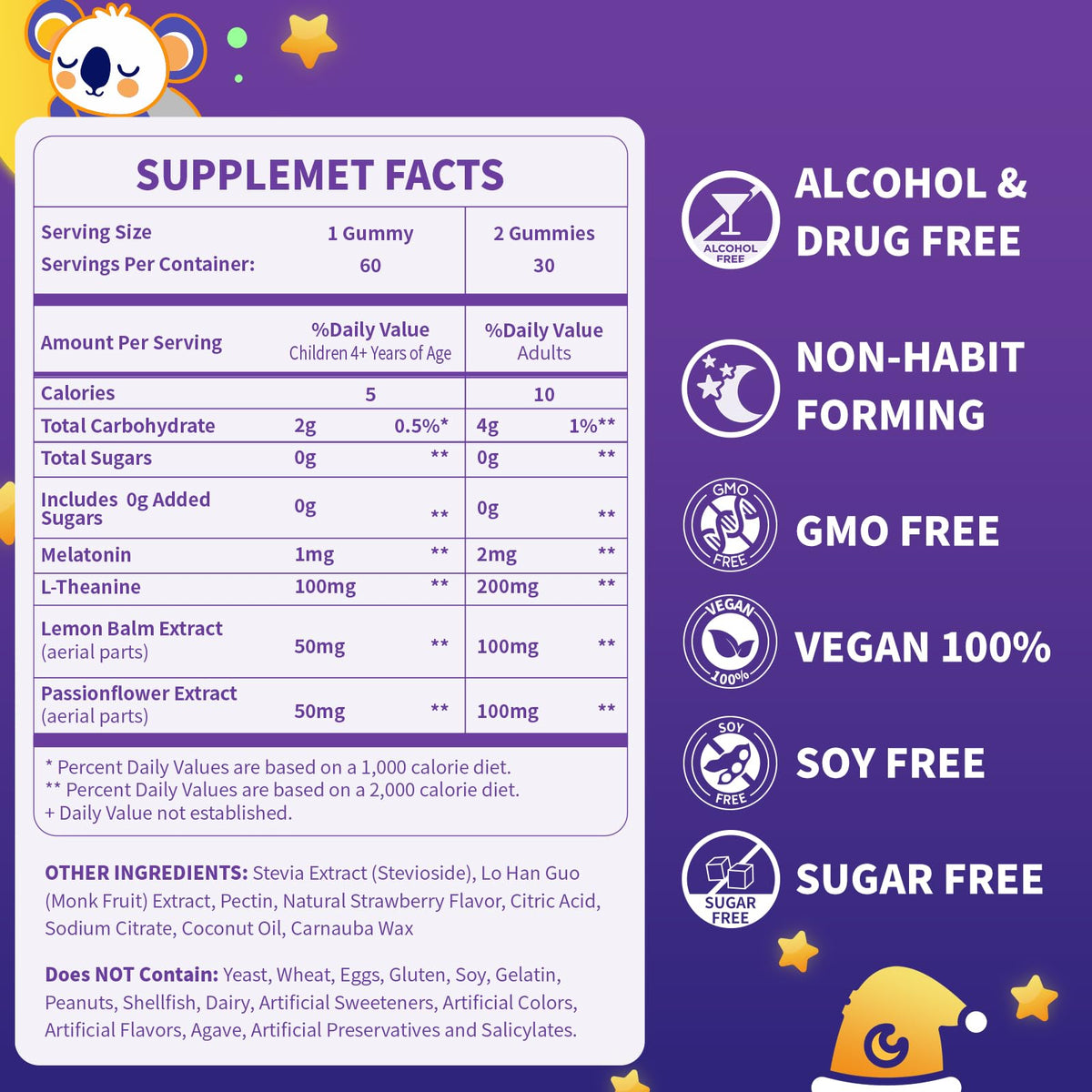 1 mg melatonin gummies for children