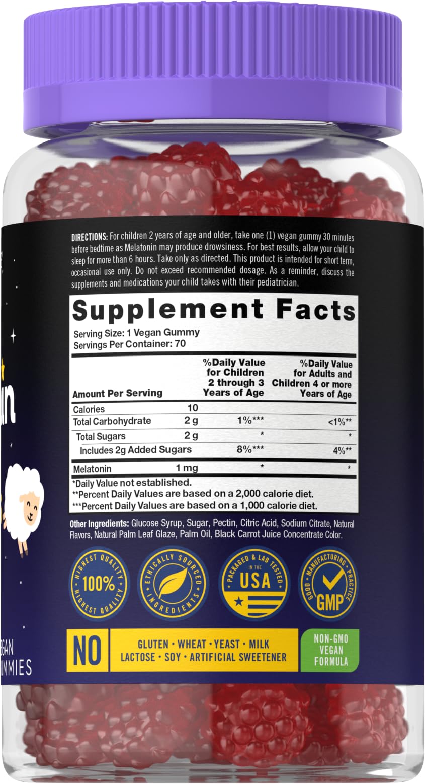 1 mg melatonin gummies for children