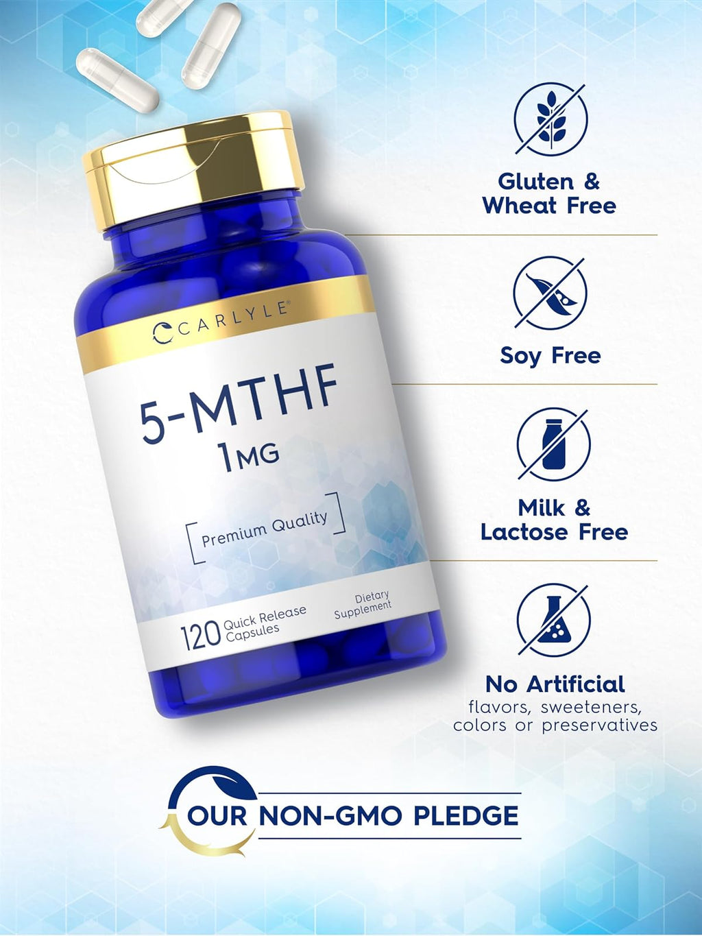 1 mg methylfolate for daily wellness