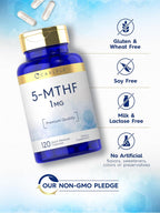 1 mg methylfolate for daily wellness
