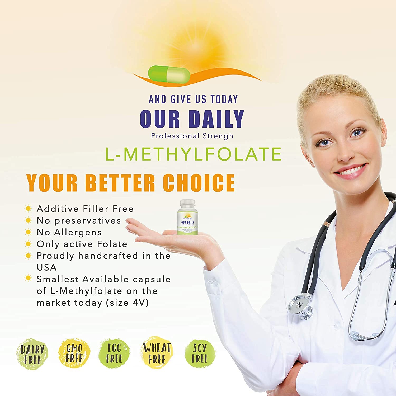 1 mg methylfolate for optimal wellness