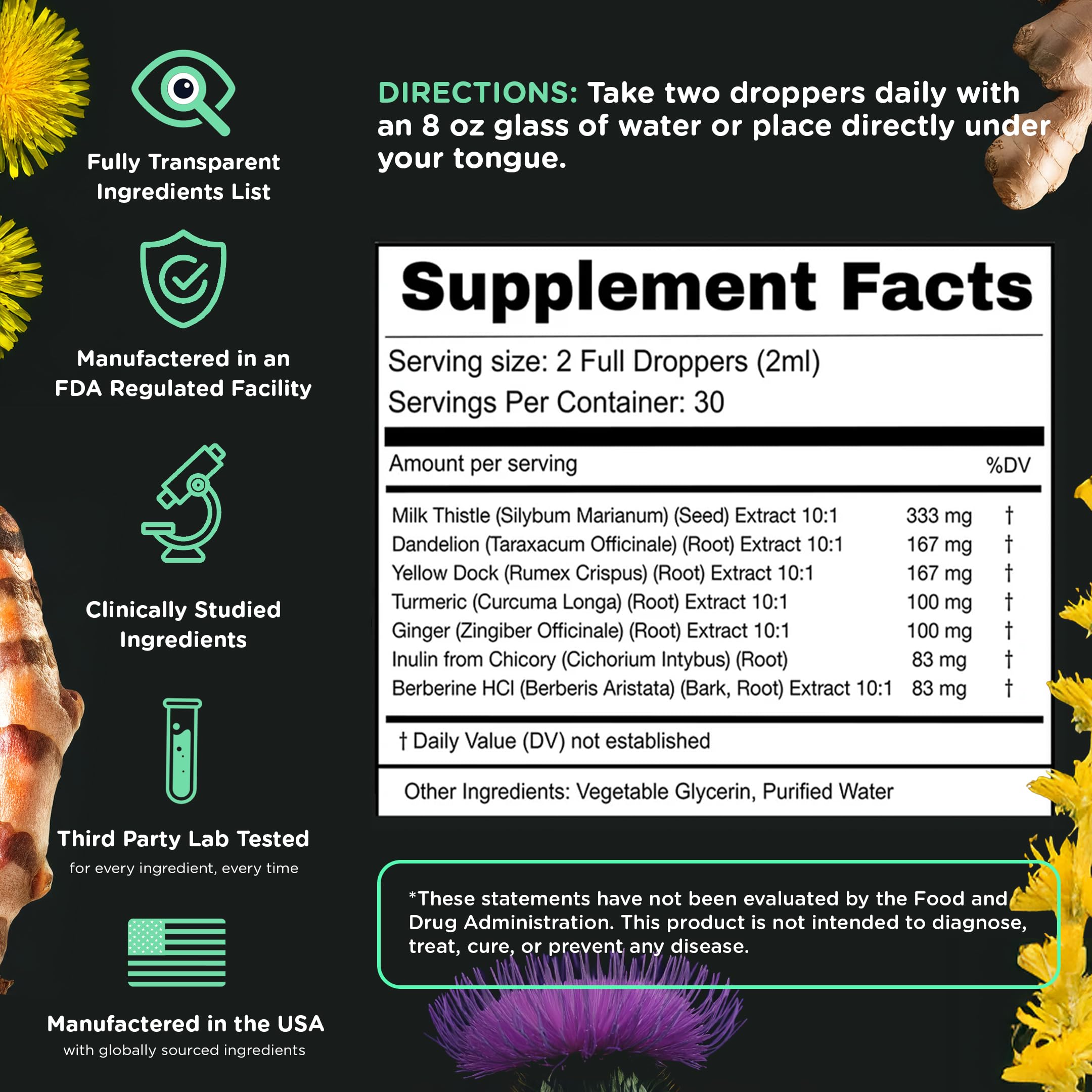 1 month supply of milk thistle