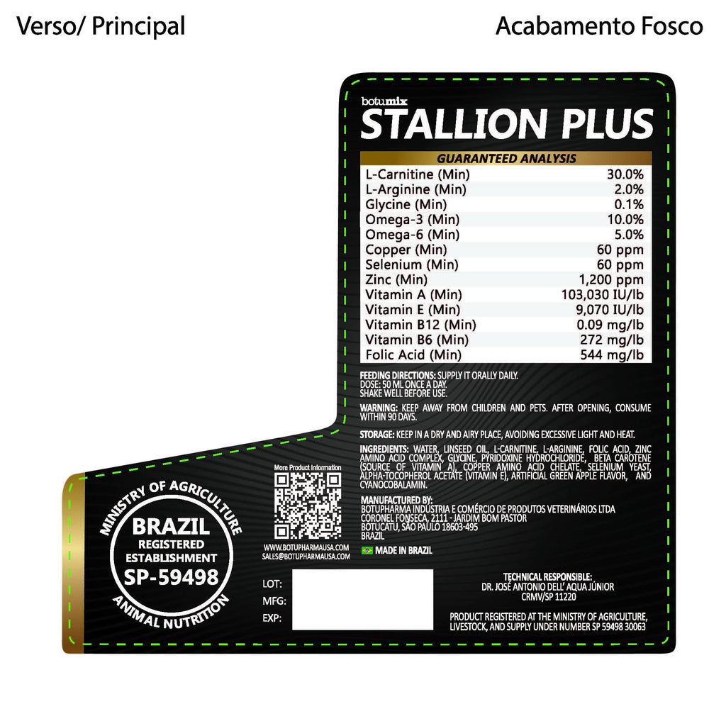 1 month supply of Stallion Plus Botumix