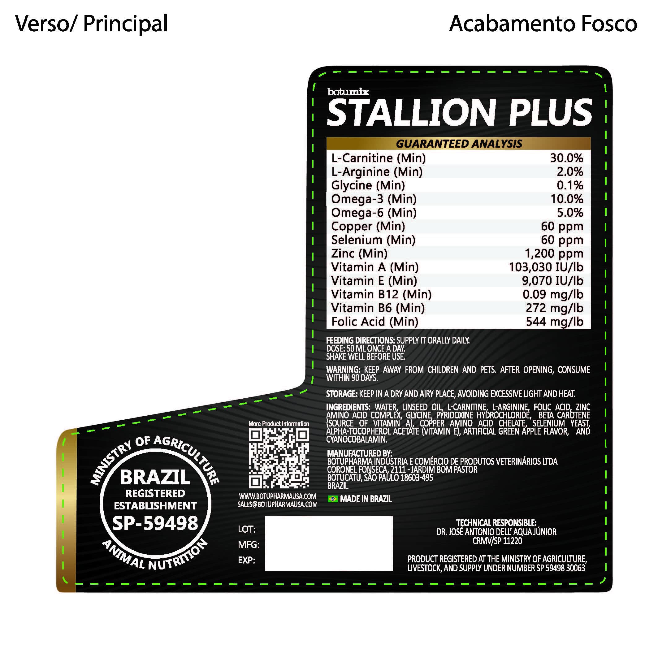 1 month supply of Stallion Plus Botumix