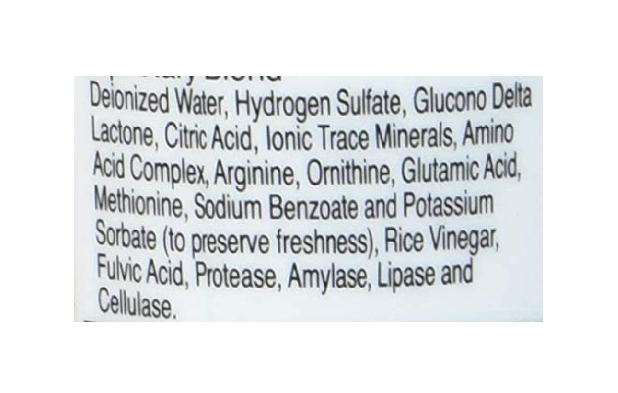 1 ounce bottle of blended nutrients