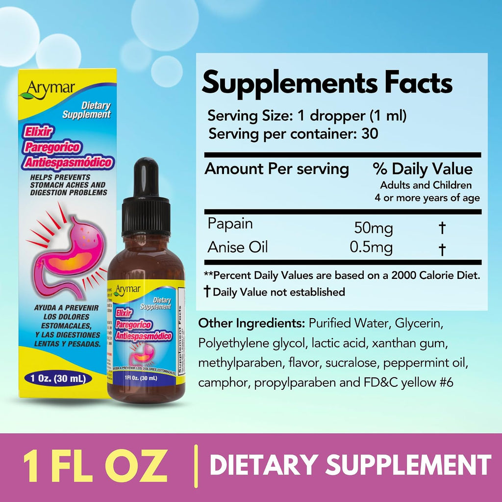 1 oz antispasmodic elixir benefits