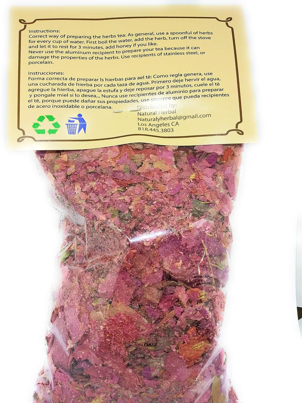 1 oz Bugambilia Flor tea infusion