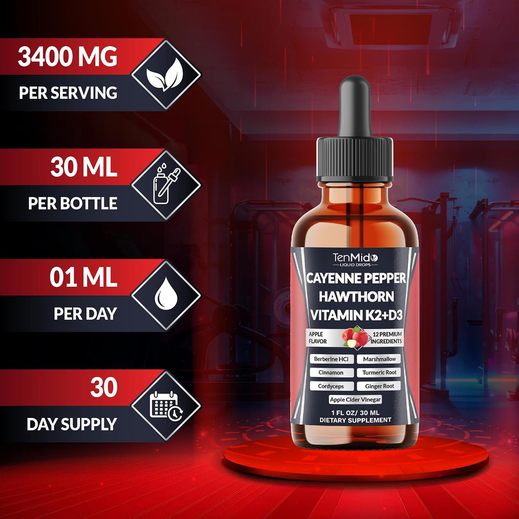 1 oz cayenne liquid supplement