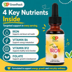 1 oz iron drops for healthy blood