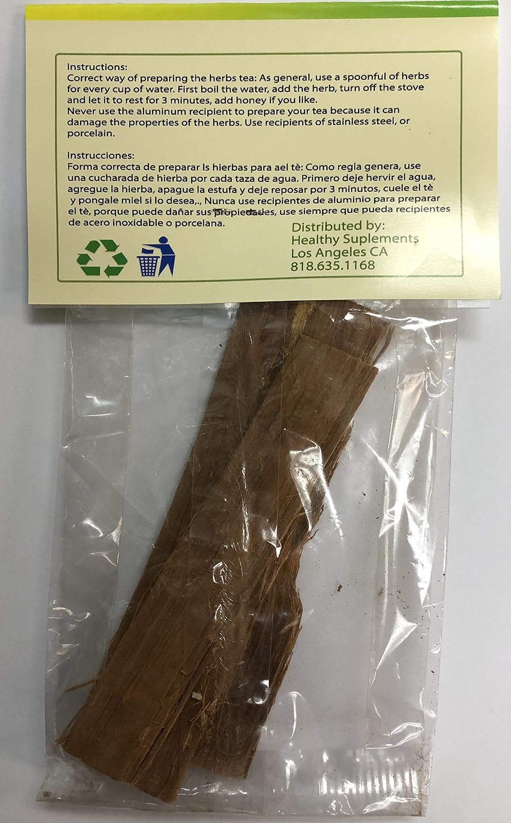 1 oz Raiz Roja del Peru herbal infusion