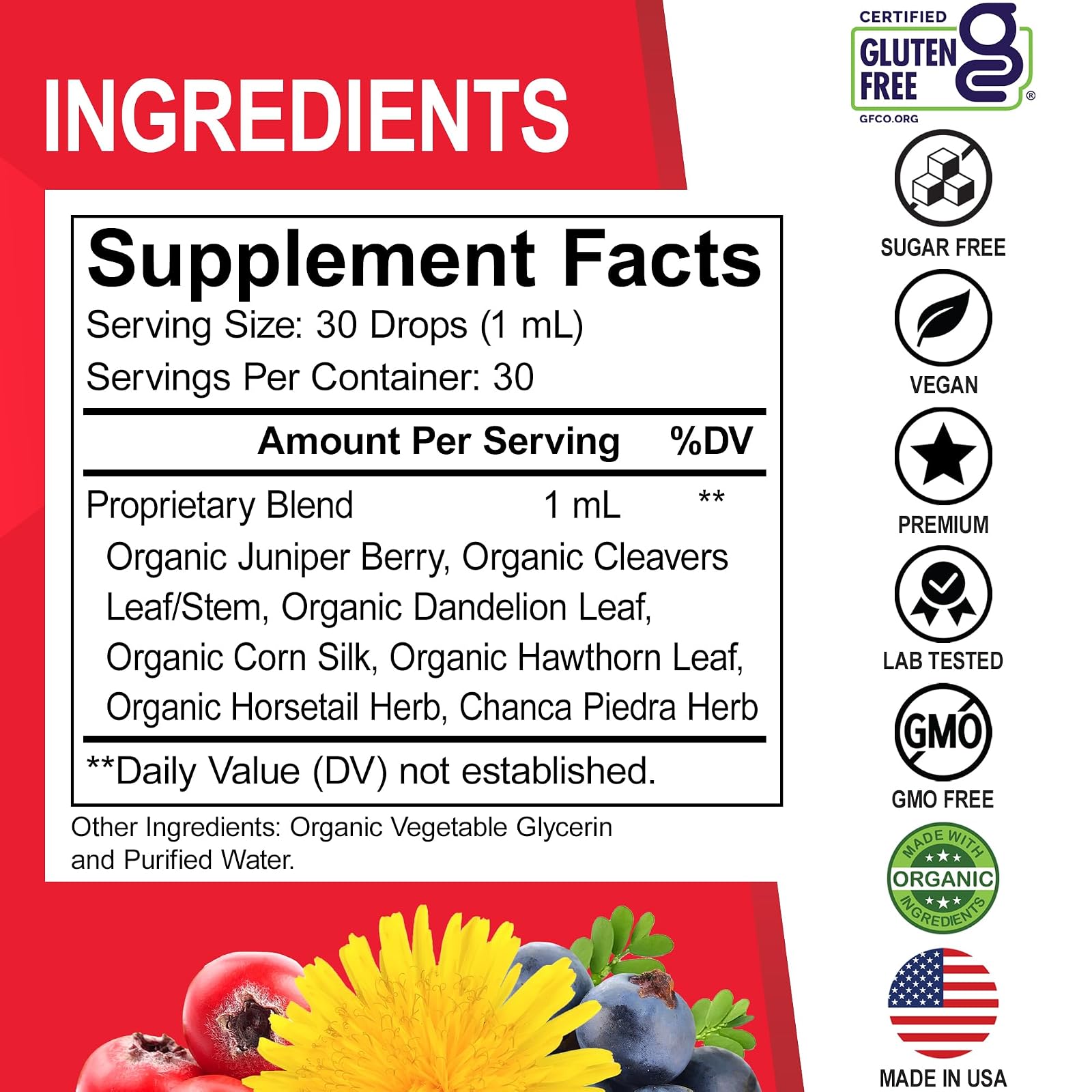 1 oz renal cleanse liquid supplement
