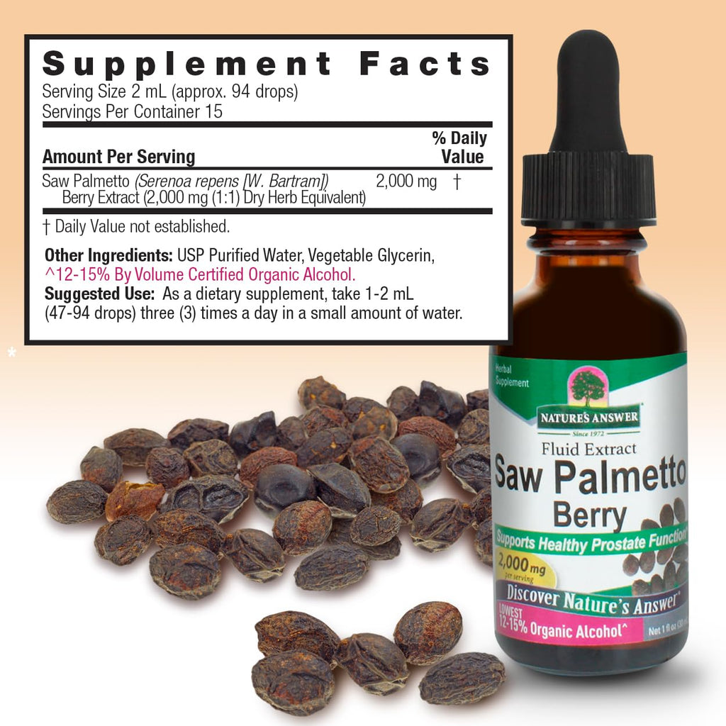 1 oz saw palmetto liquid extract