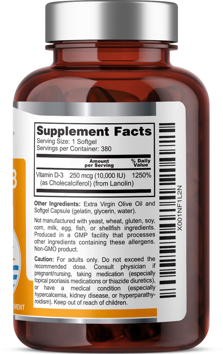 10,000 IU vitamin D-3 benefits